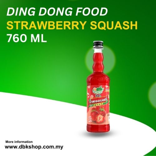 Ding Dong Food Strawberry Squash 760ml – DBK Shop